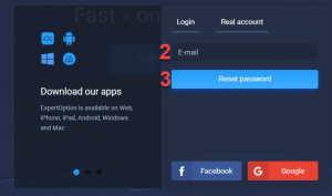 Expert Option Login Account
