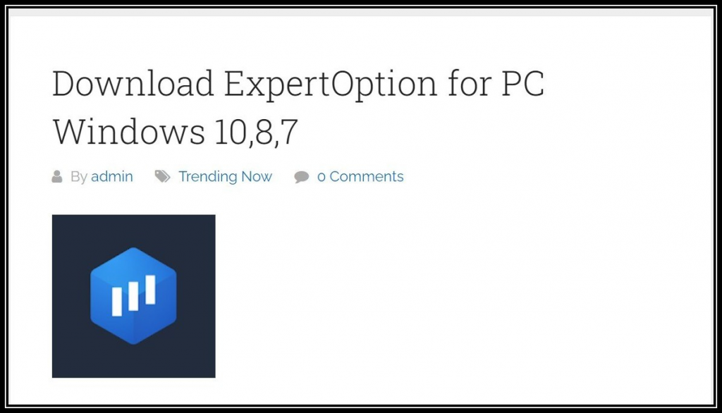 Expert Option Download